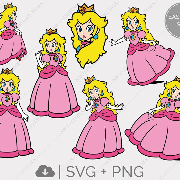 Princess Peach - Etsy