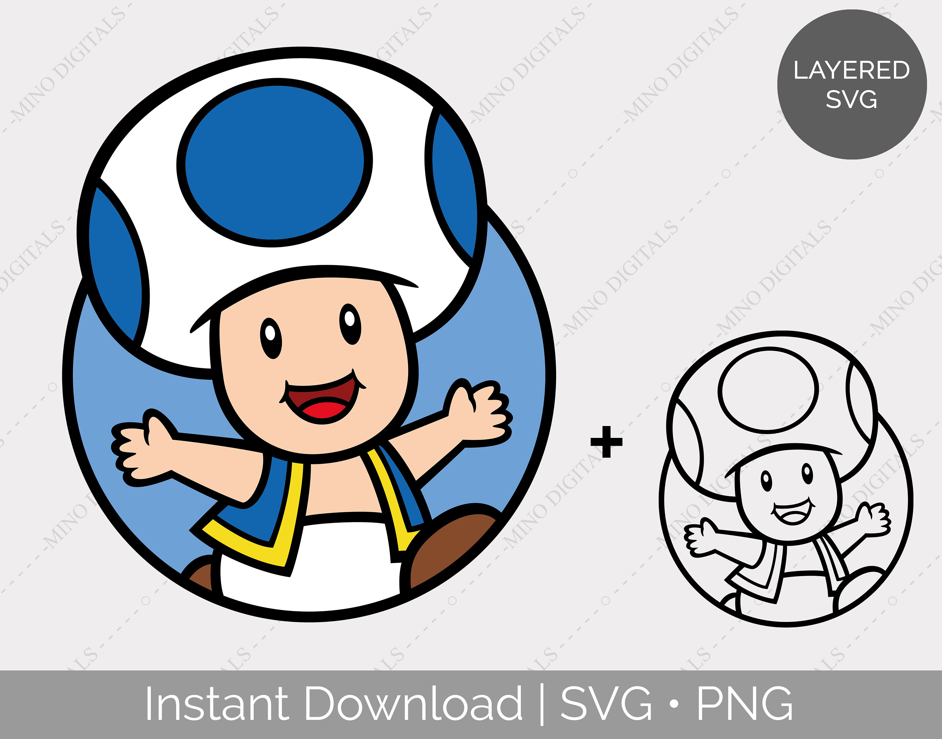 Super Mario 3d World Blue Toad