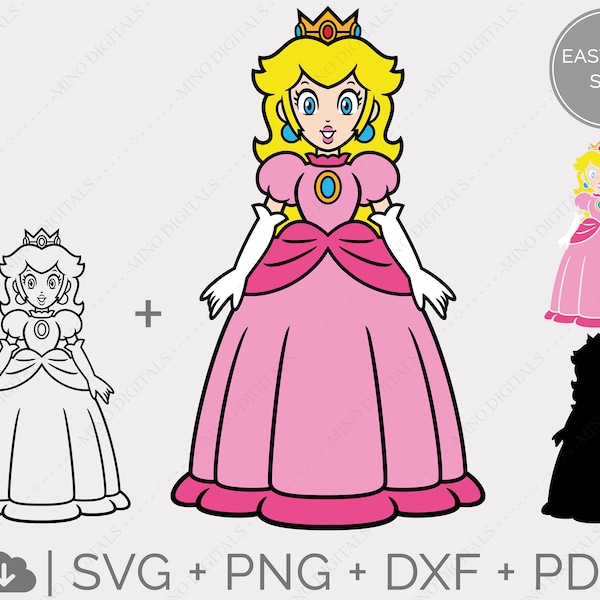 Princess Peach Etsy