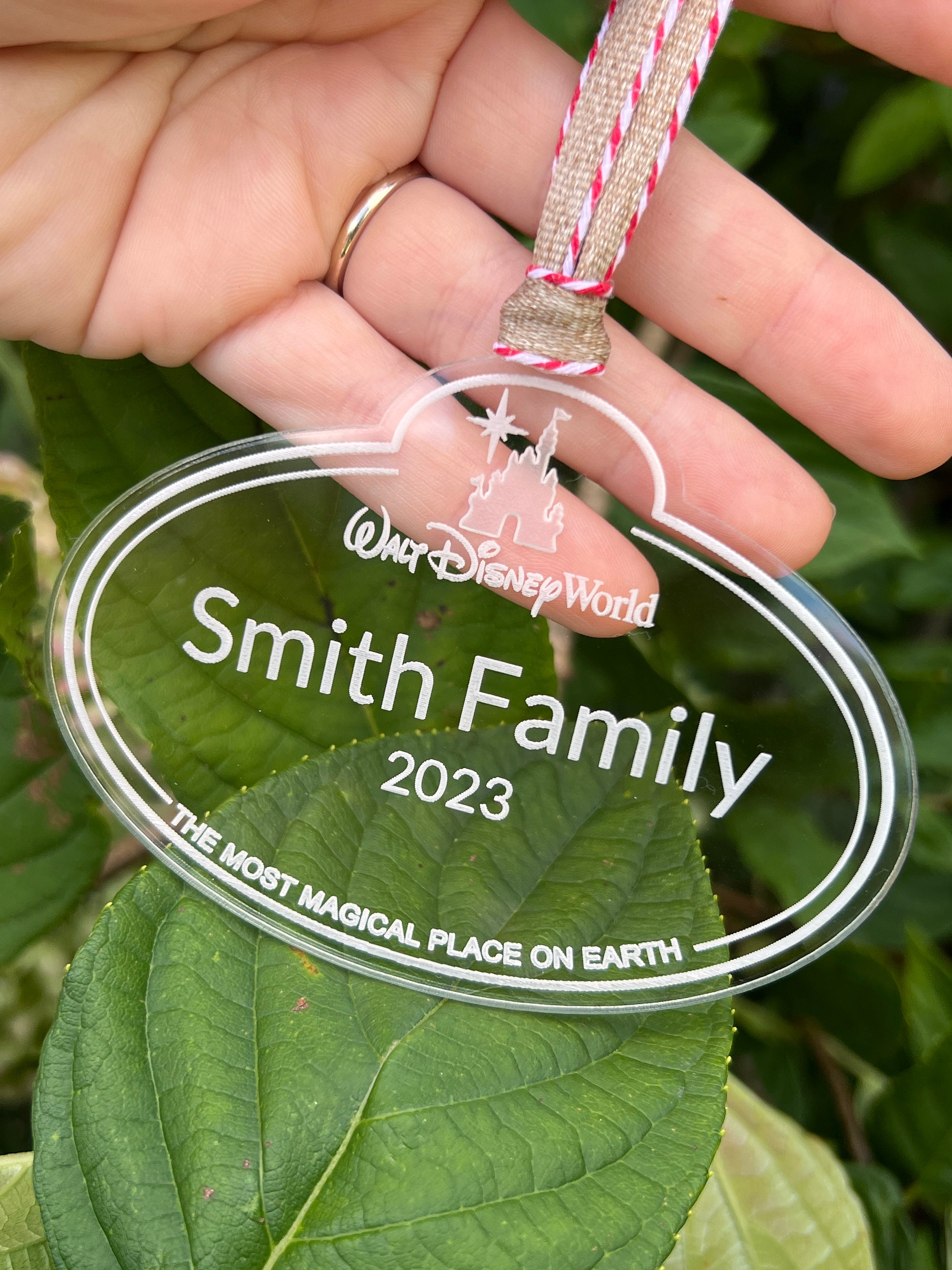 Personalized Cast Member Name Tag Ornament | Fish Extender | Cruise ...