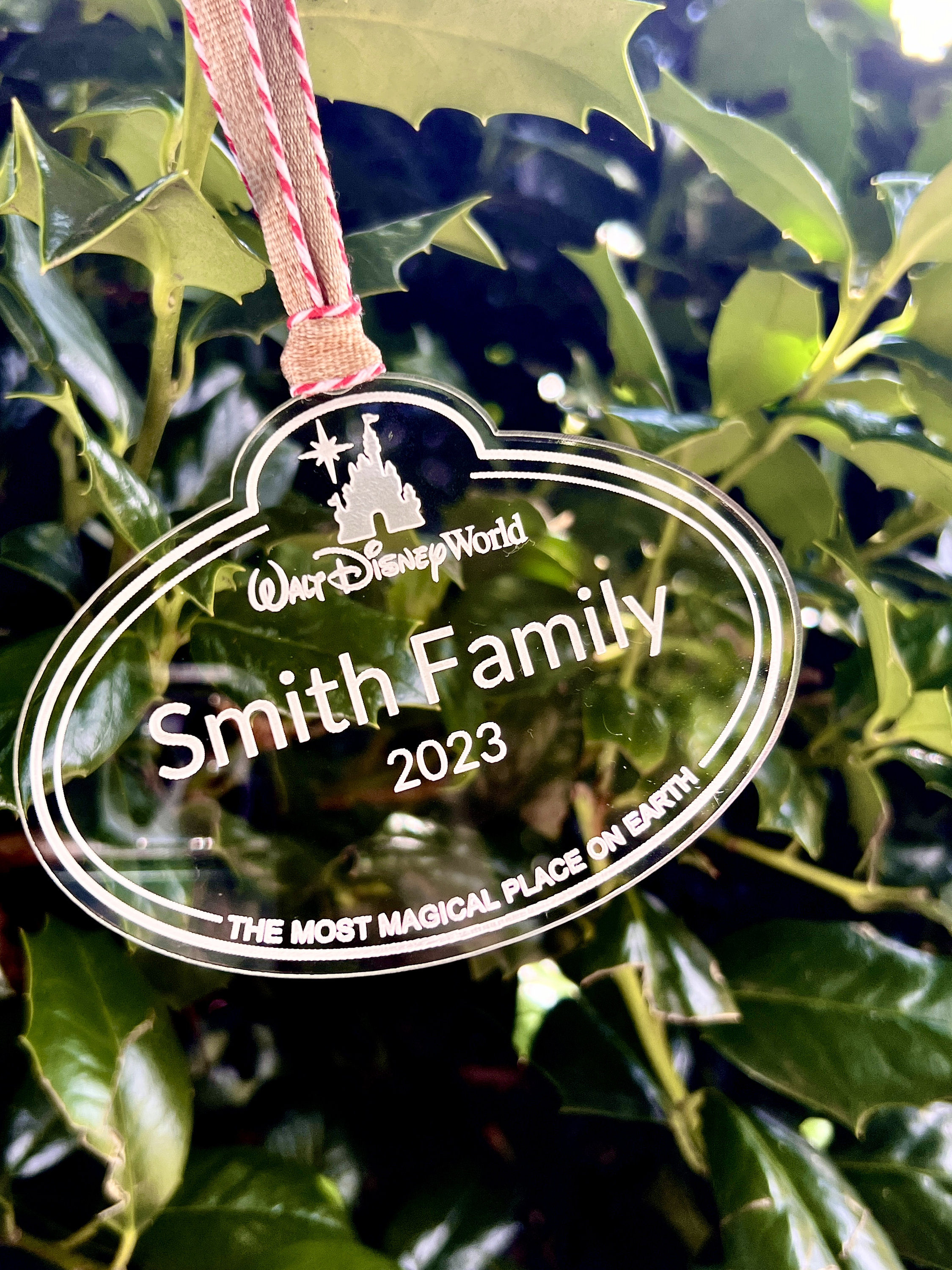 Personalized Cast Member Name Tag Ornament | Fish Extender | Cruise ...