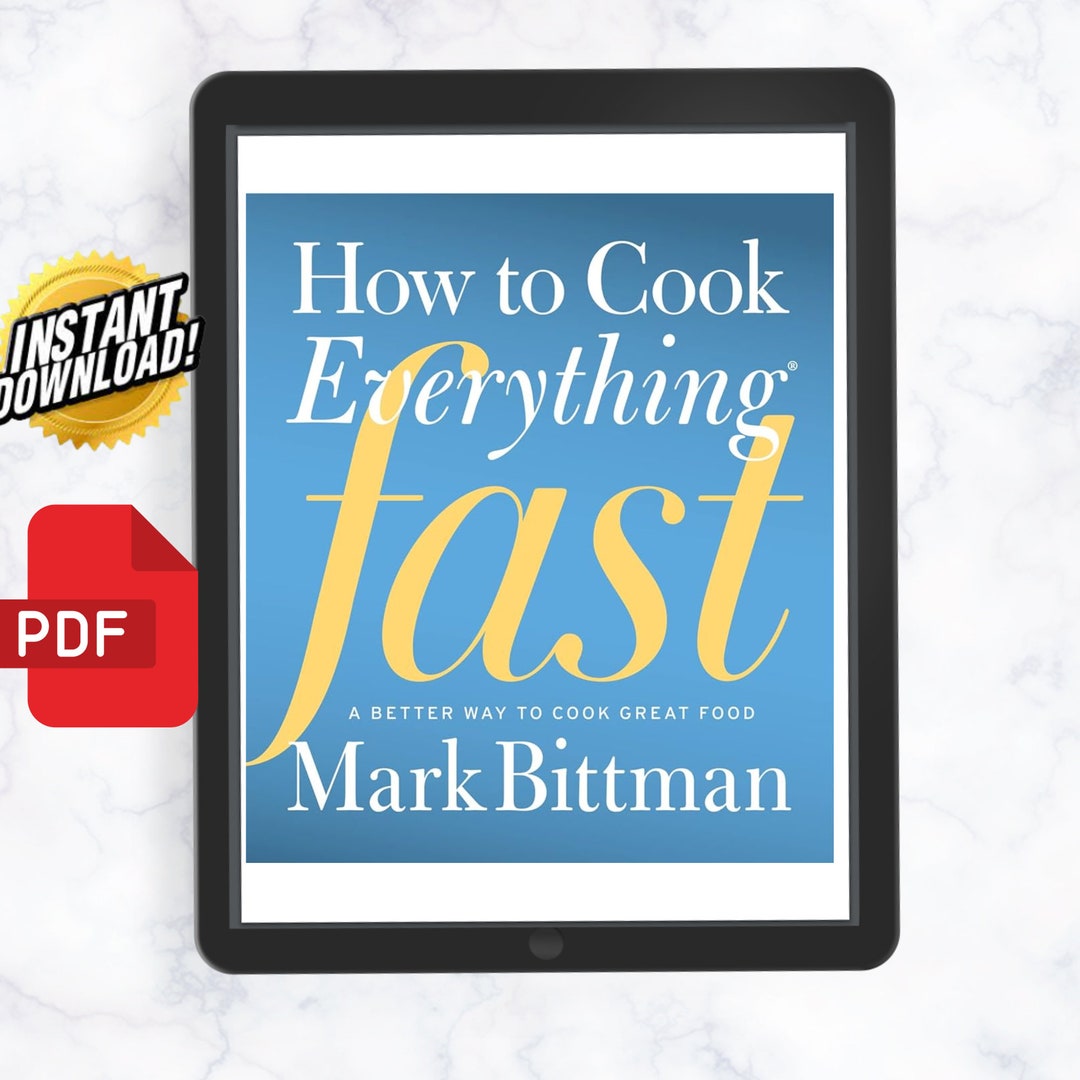 How to Cook Everything Fast - A Better Way to Cook Great Food - Etsy