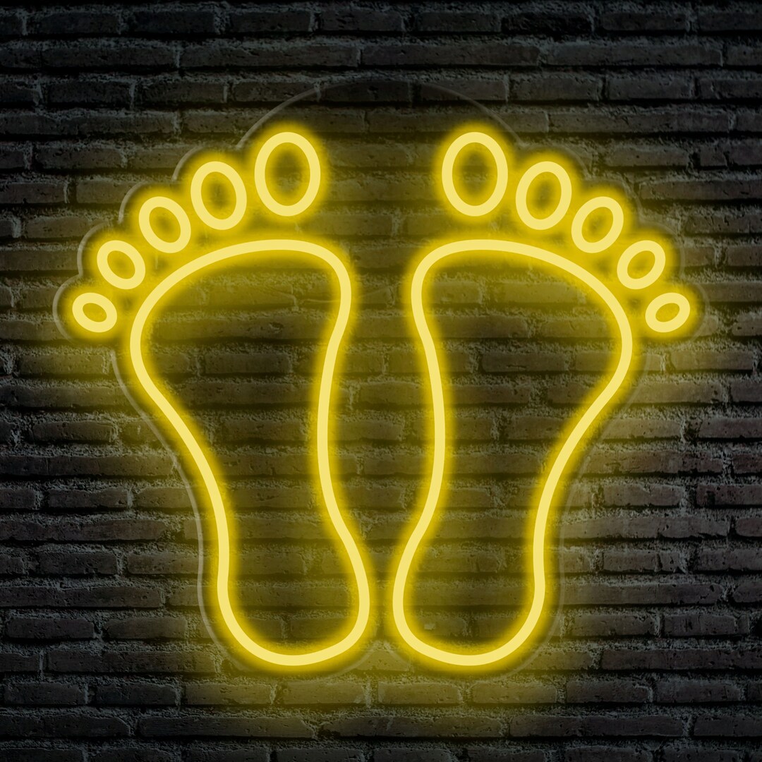 NEON LED Wall Decoration Podiatry 54x50 Plexiglass - Etsy