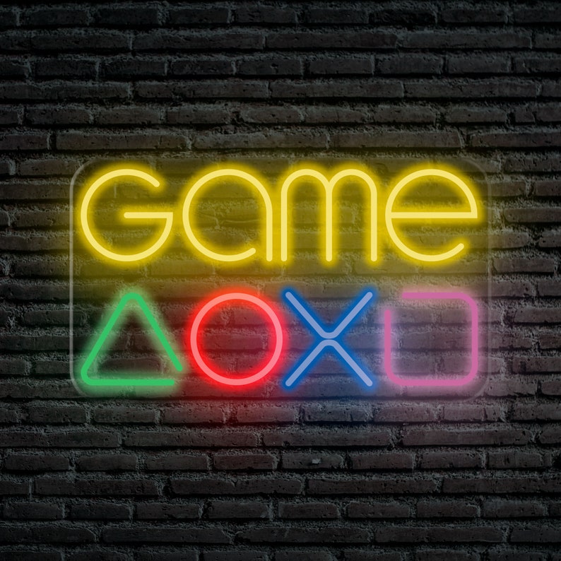 NEON LED Signs Wall Decoration Arcade 60x45 Plexiglass - Etsy