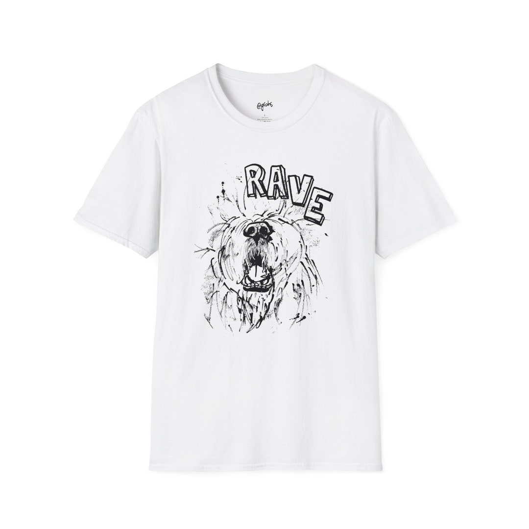 Rave Dog - Tshirt - Etsy UK
