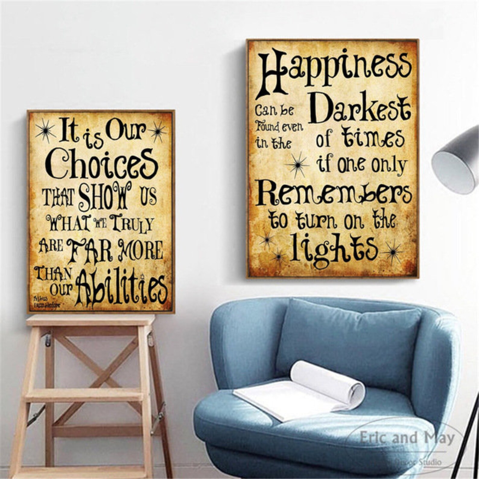 Turn O Nthe Lights Poster Silk Fun Creative Custom Posters in All Sizes ...