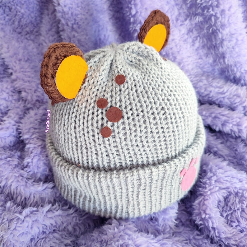 Kawaii Bear Hat: Unique Anime-inspired Handmade Crochet Beanie With ...