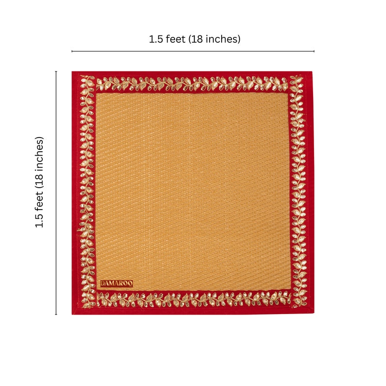 Small Pooja Aasan Rug Mat for Pooja Room, Prayer Mat, Mat for Pooja ...