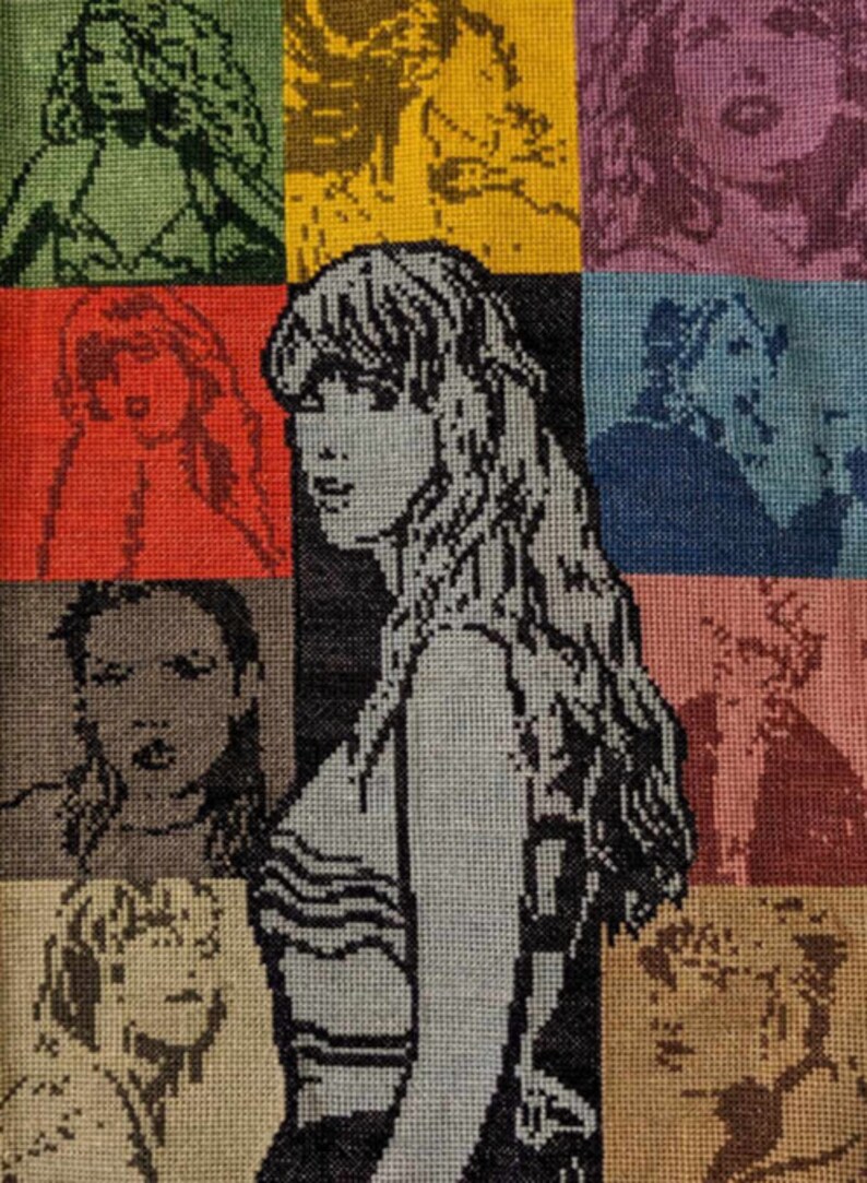 Taylor Swift Eras Tour Poster Cross Stitch Pattern - Etsy Australia