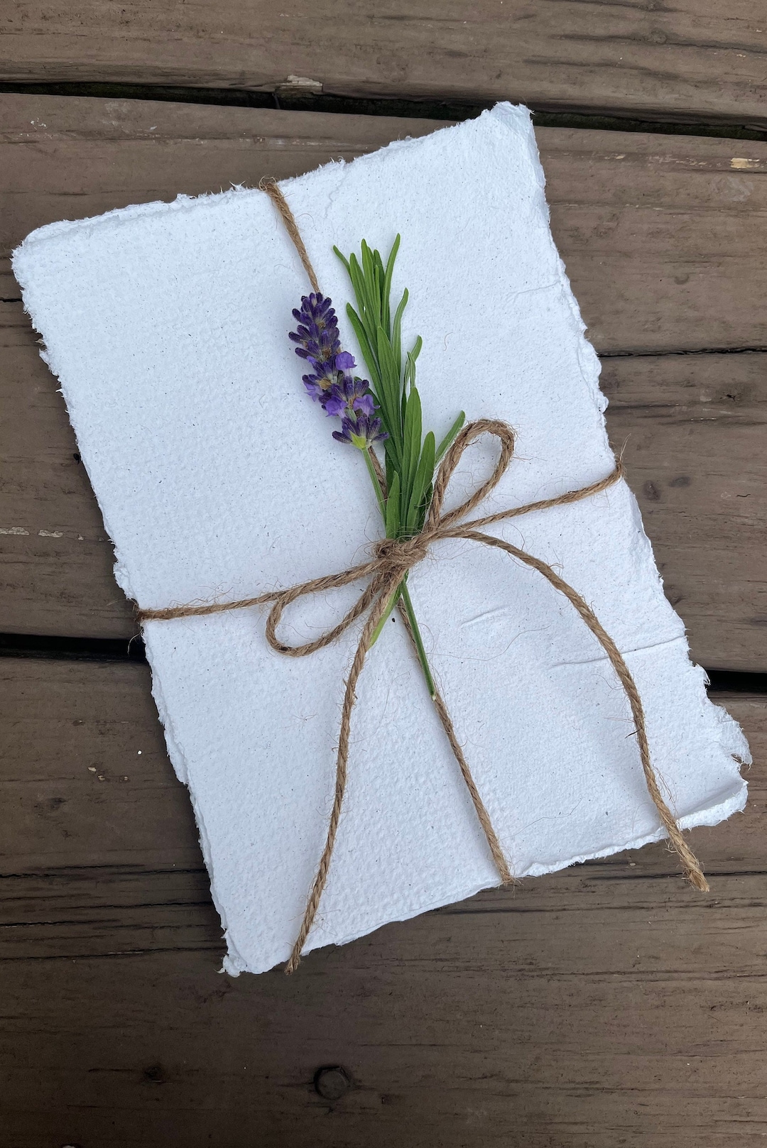 Handmade Artisan Paper With Deckle Edge - Etsy