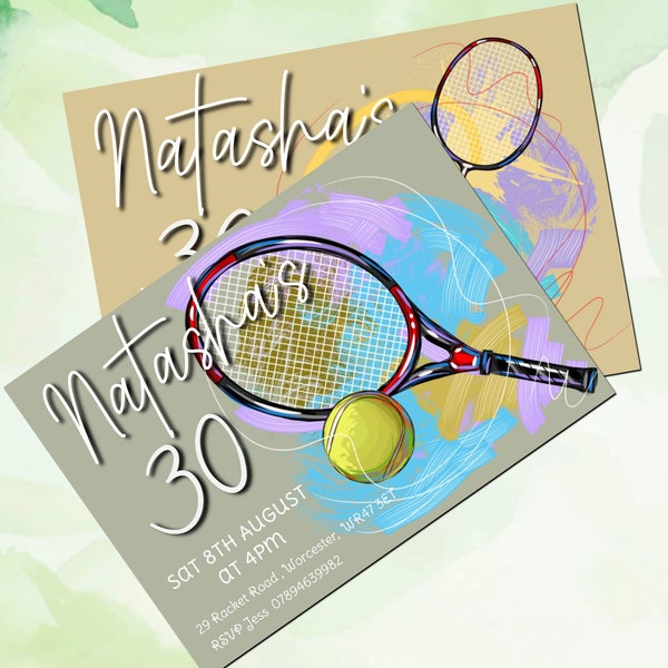 Netball Party Invitation - Etsy