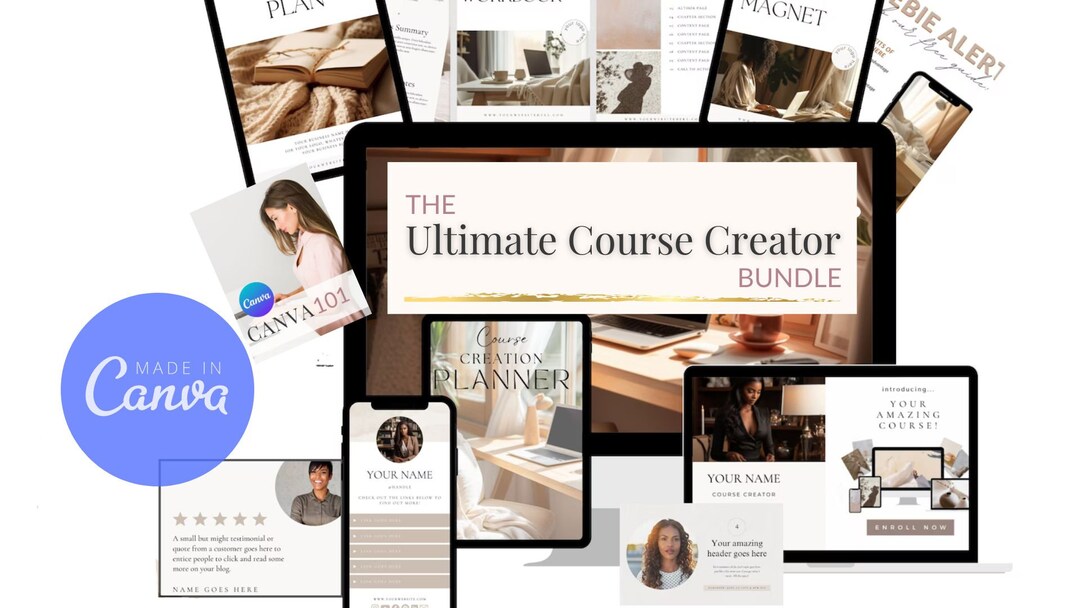 MRR/PLR 1000+ Templates the Ultimate Course Creator Bundle - Etsy