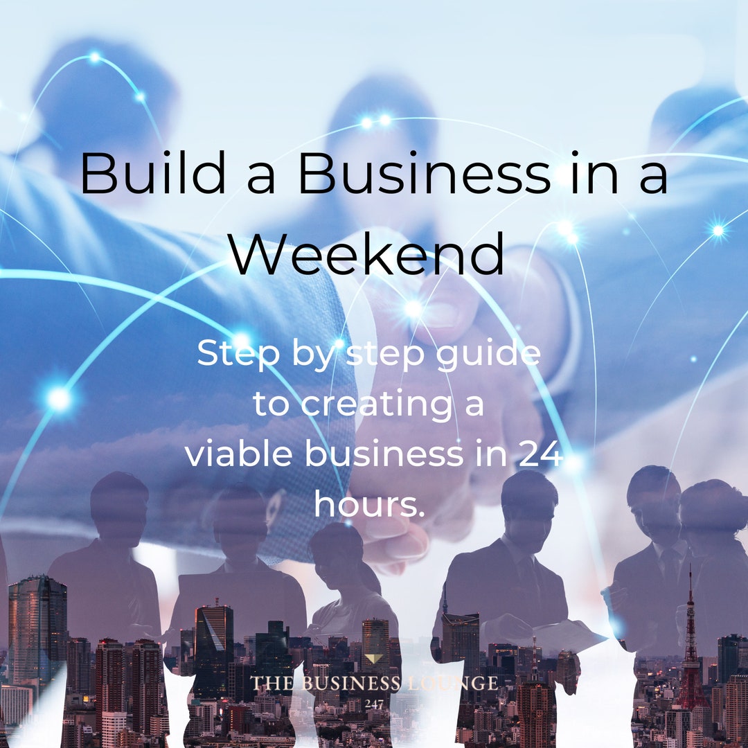 Start Your Business in a Weekend Pack - Etsy