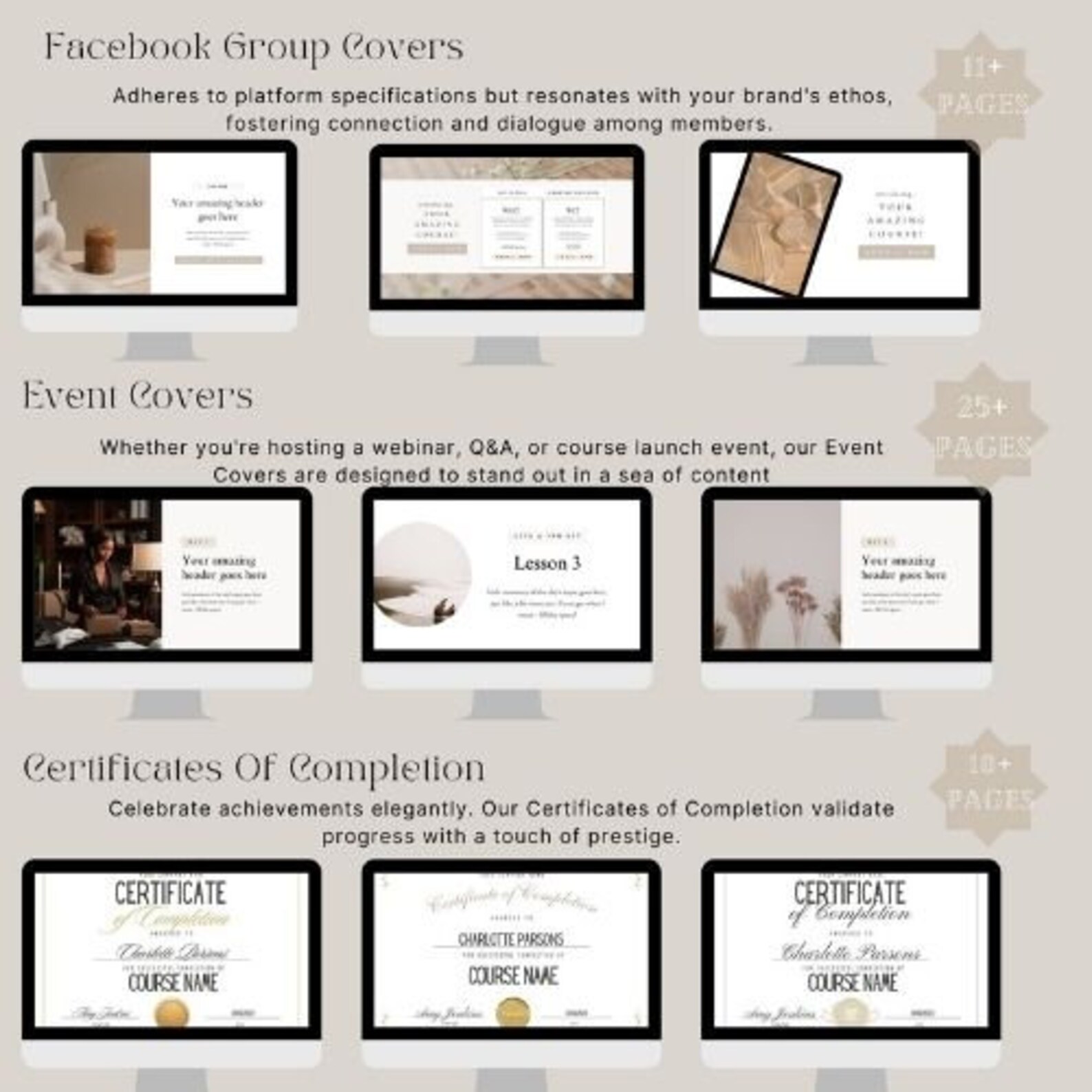 MRR/PLR 1000+ Templates the Ultimate Course Creator Bundle - Etsy