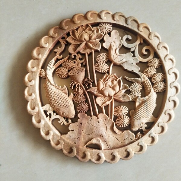 Carved Wood Wall Art - Etsy