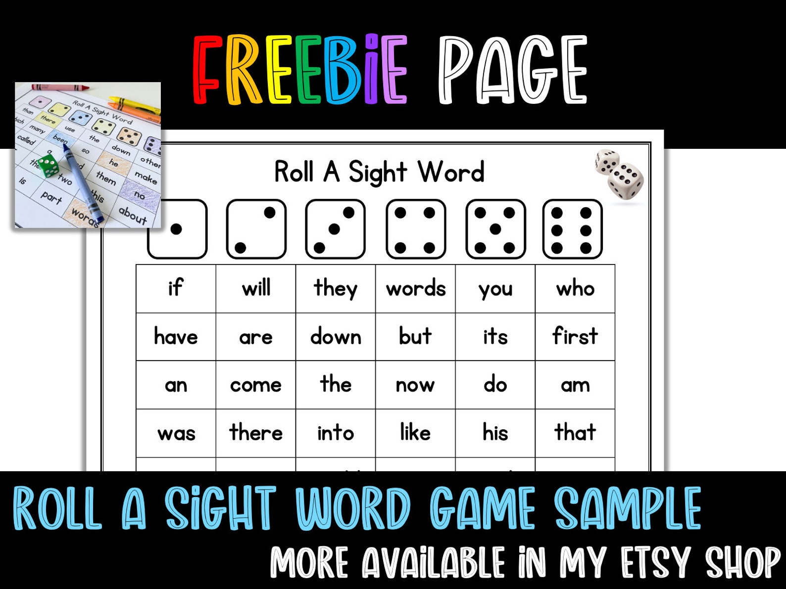 First 100 Fry Sight Words Downloadable Sight Word Printable - Etsy