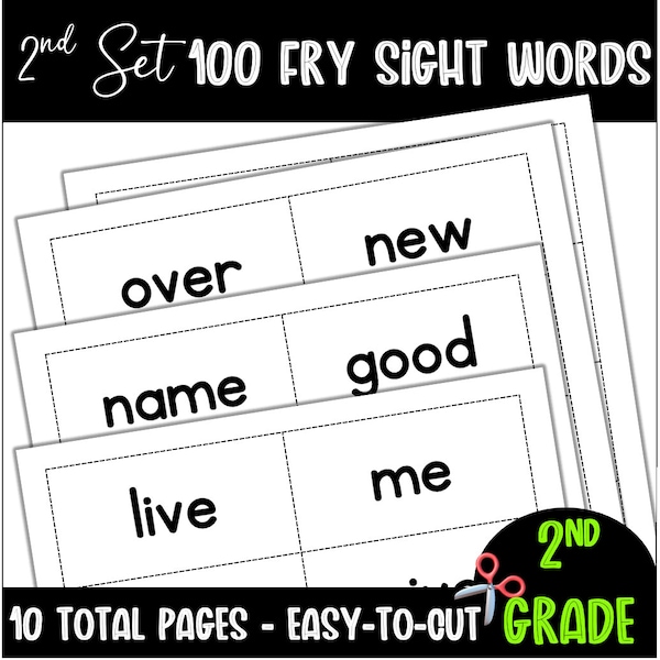 Sight Words - Etsy
