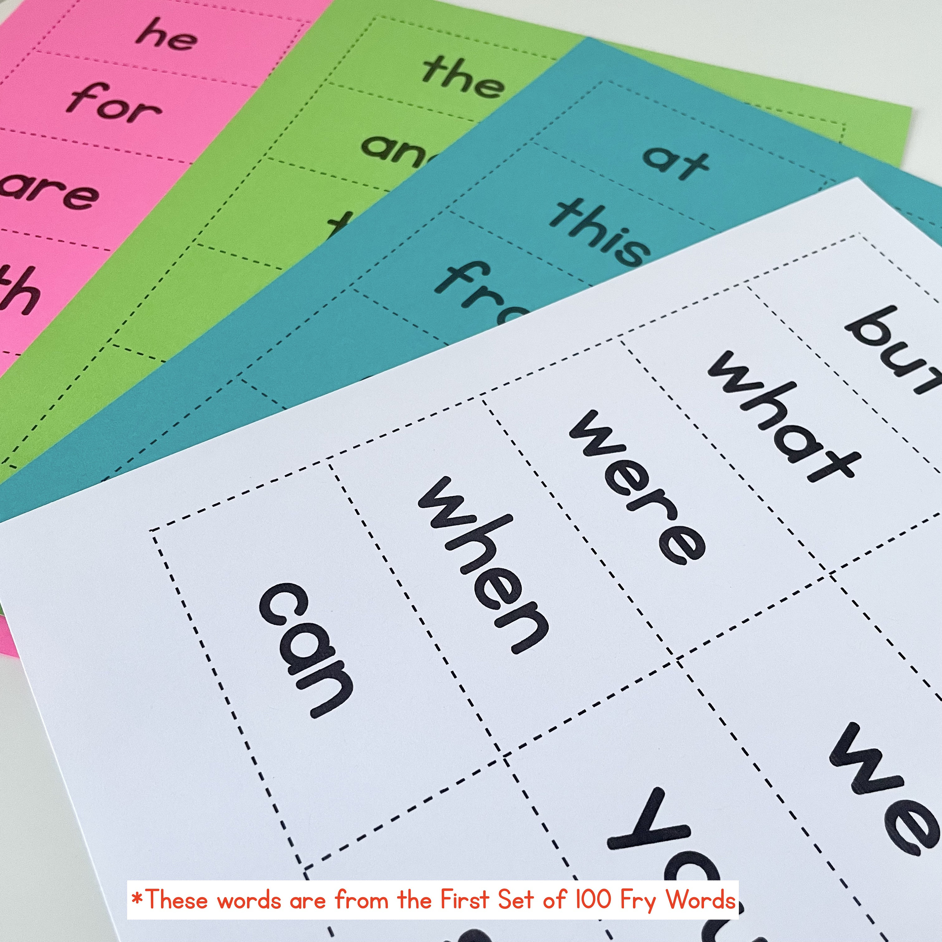 BUNDLE 300 Fry Sight Words Downloadable | Fry Sight Words Printable ...