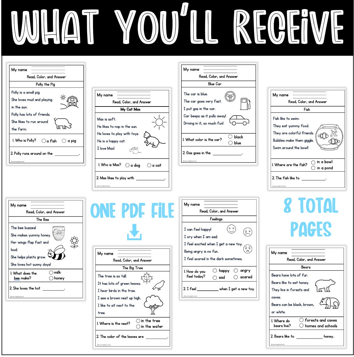 Reading Comprehension Stories Reading Passages Reading Printables reading-comprehension-stories-reading-passages-reading-printables