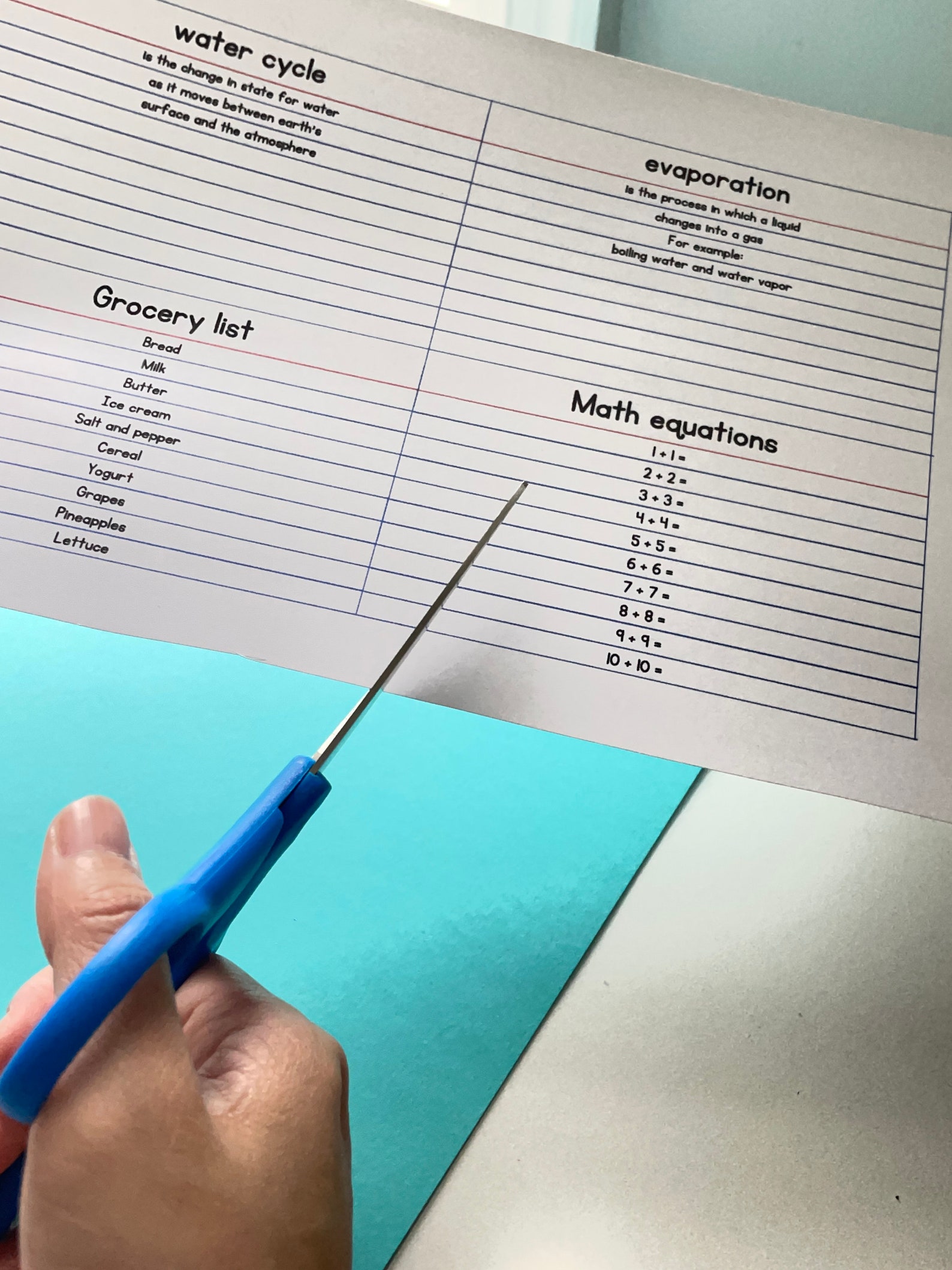 Editable Index Card Template - PDF FILE - Etsy