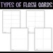 Editable Flash Cards With Dotted Lines - 6 per Page | Flashcards ...