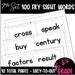 Editable Flash Cards With Dotted Lines - 10 per Page | Flashcards ...