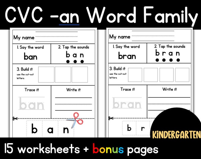 Phonics Worksheets-cvc Color by Code. Spring Theme. Prek/kindergarten ...