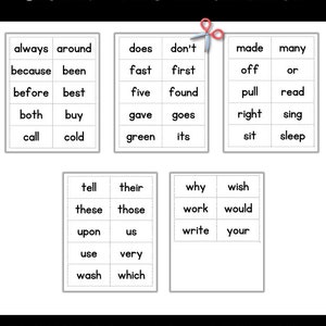 Second Grade Dolch Sight Words Downloadable | Second Grade Flash Cards ...