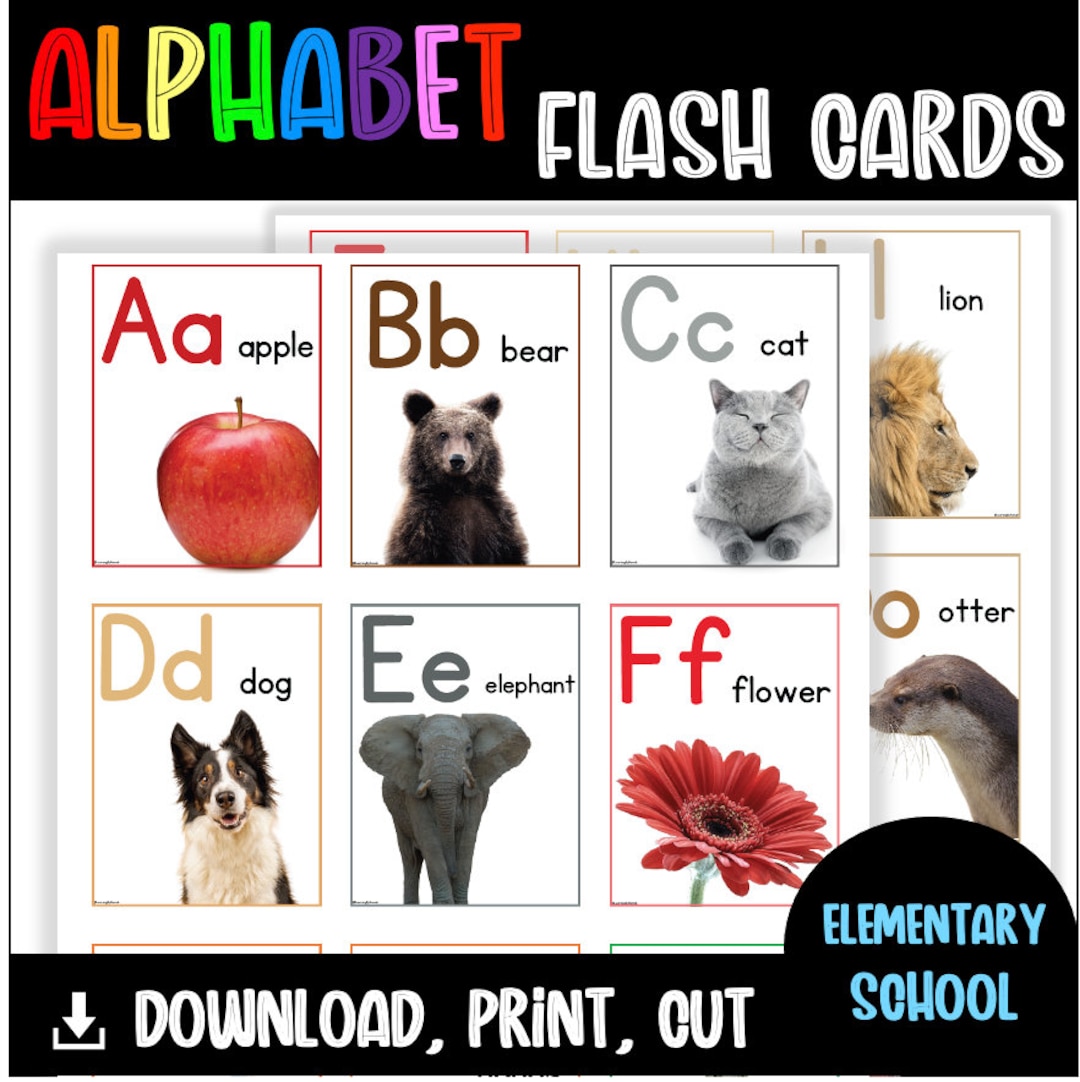 Alphabet Flash Cards Downloadable | Letter Flashcards | Alphabet ...
