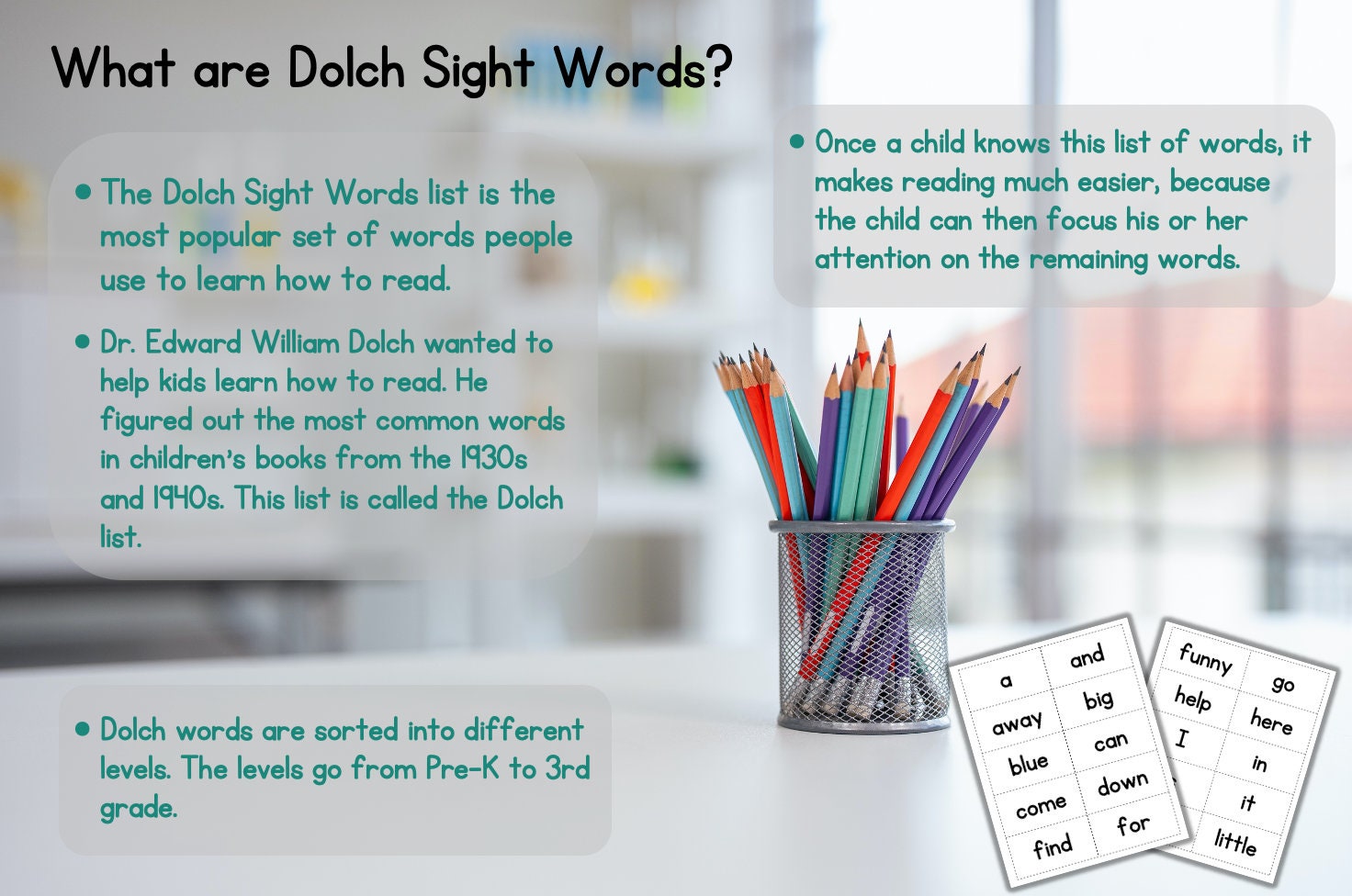 Third Grade Dolch Sight Words Downloadable | Third Grade Flash Cards ...