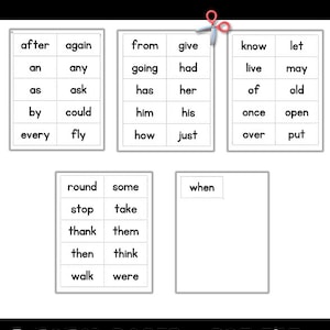 First Grade Dolch Sight Words Downloadable | First Grade Flash Cards ...