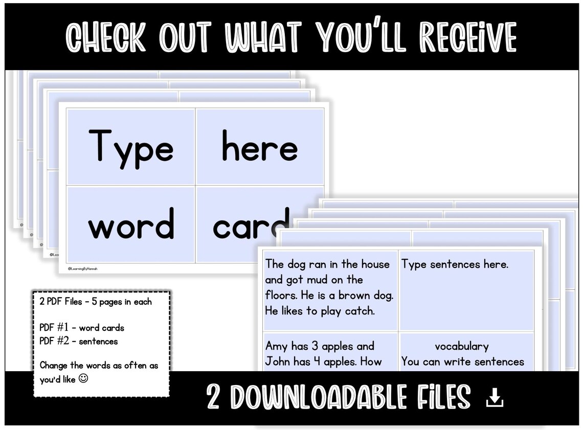 3x5" Flash Cards With Solid Lines - 2 PDF Files | Flashcards Template ...