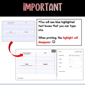 Editable Index Card Template - PDF FILE - Etsy