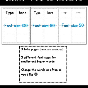 Editable Flash Cards With Dotted Lines - 8 per Page | Flashcards ...