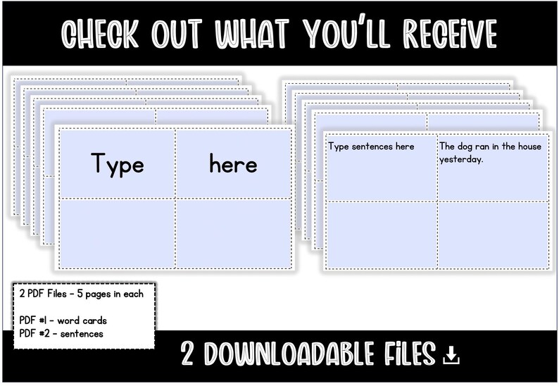 Editable 3x5" Flash Cards With Dotted Lines - 4 per Page | Flashcards ...