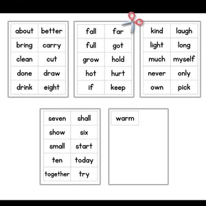 Third Grade Dolch Sight Words Downloadable | Third Grade Flash Cards ...