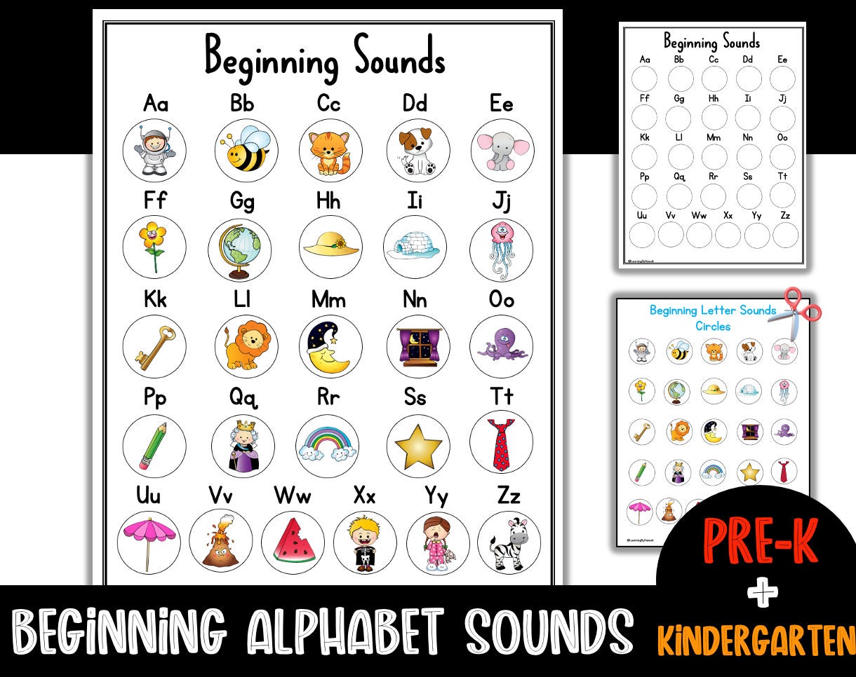 Beginning Alphabet Sounds Downloadable | Beginning Letter Sounds ...