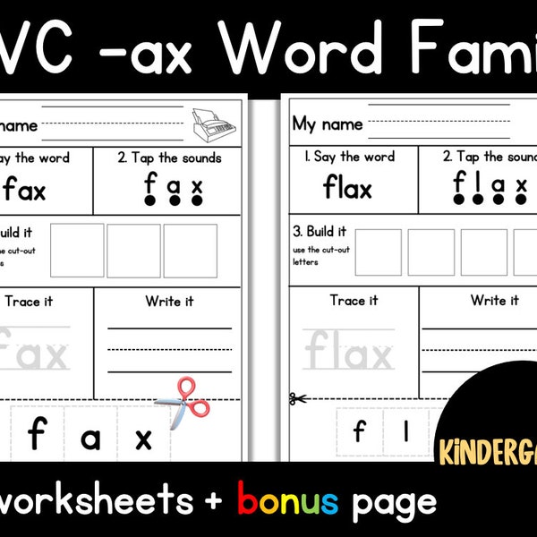Cvc Reading Downloadables - Etsy