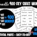BUNDLE 400 Fry Sight Words Downloadable Fry Sight Words - Etsy
