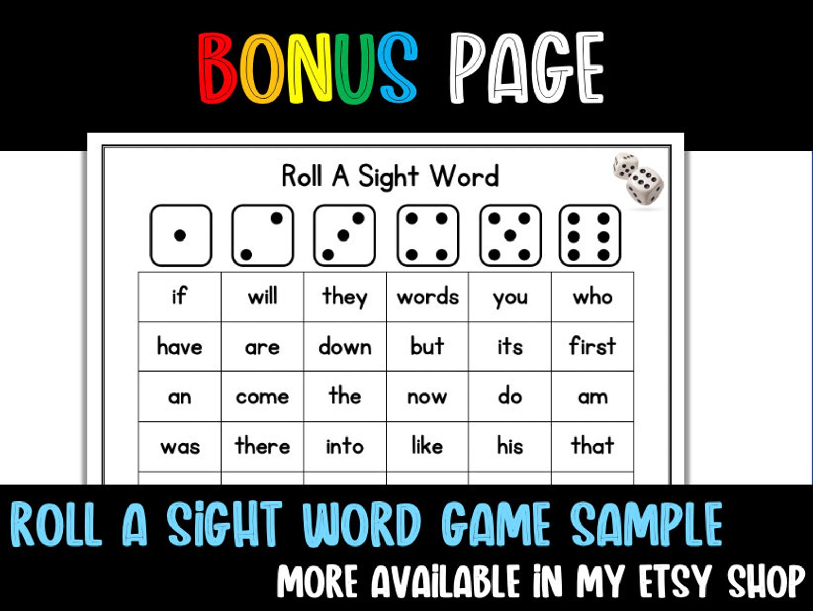 1,000 Fry Sight Words Downloadable BIG BUNDLE | Sight Words Printable ...
