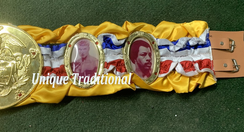 Rocky Ring Magazine Boxing Championship Replica Belt Adult Size Fan ...