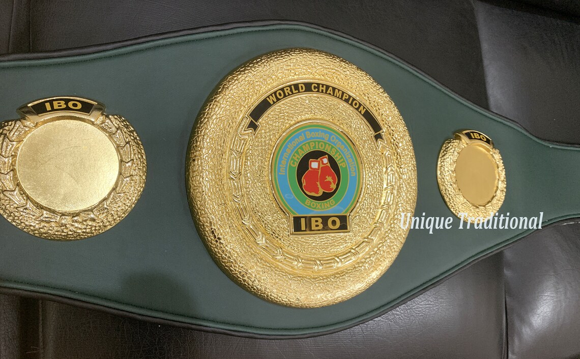 IBO International Boxing Organization Boxing Championship Title Belt ...