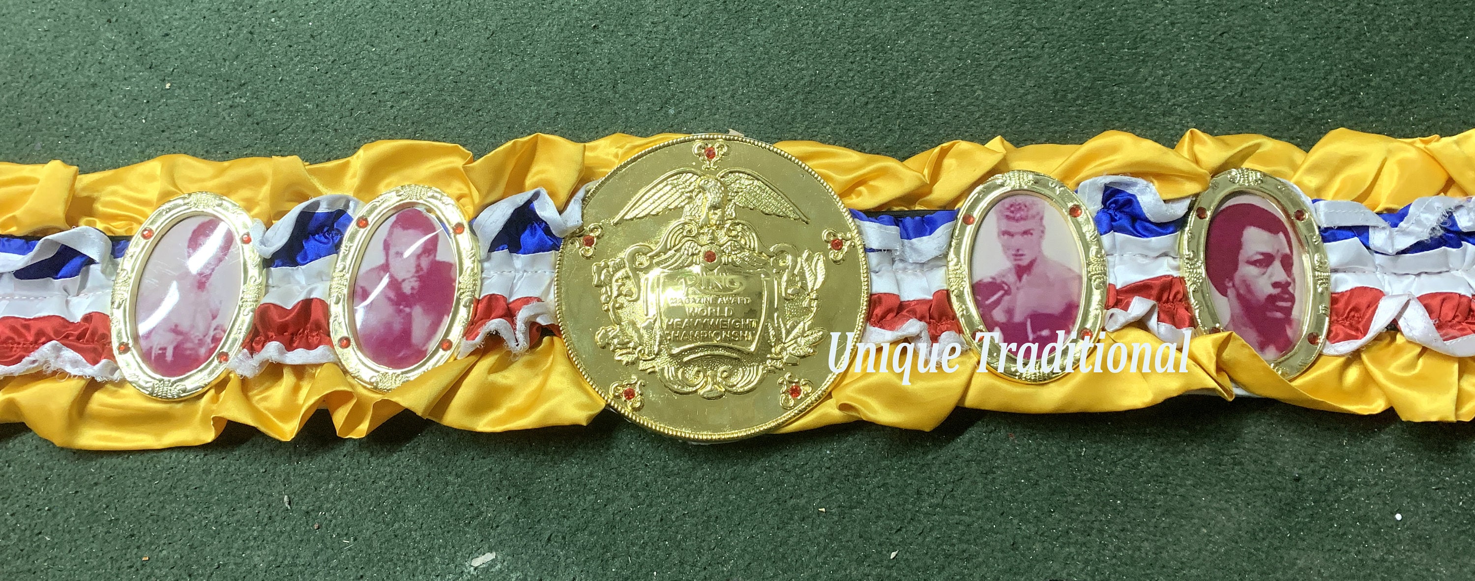 Rocky Ring Magazine Boxing Championship Replica Belt Adult Size Fan ...