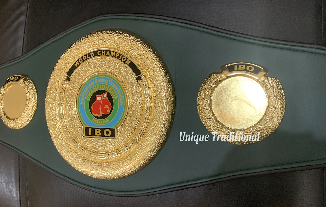 IBO International Boxing Organization Boxing Championship Title Belt ...