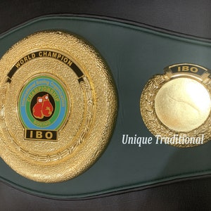 IBO International Boxing Organization Boxing Championship Title Belt ...