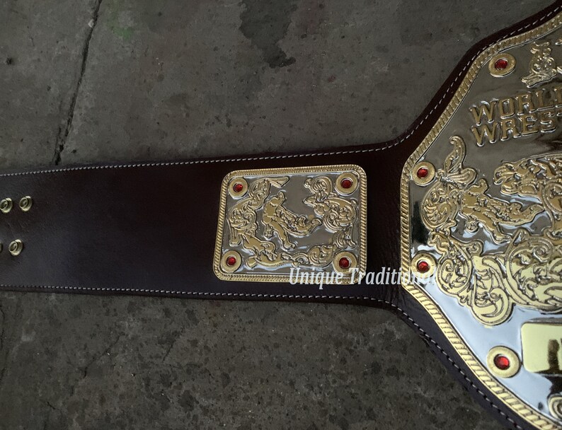 NWA World Heavyweight Wrestling Championship Belt 4mm Zinc Dual Gold Plated Belt - Etsy