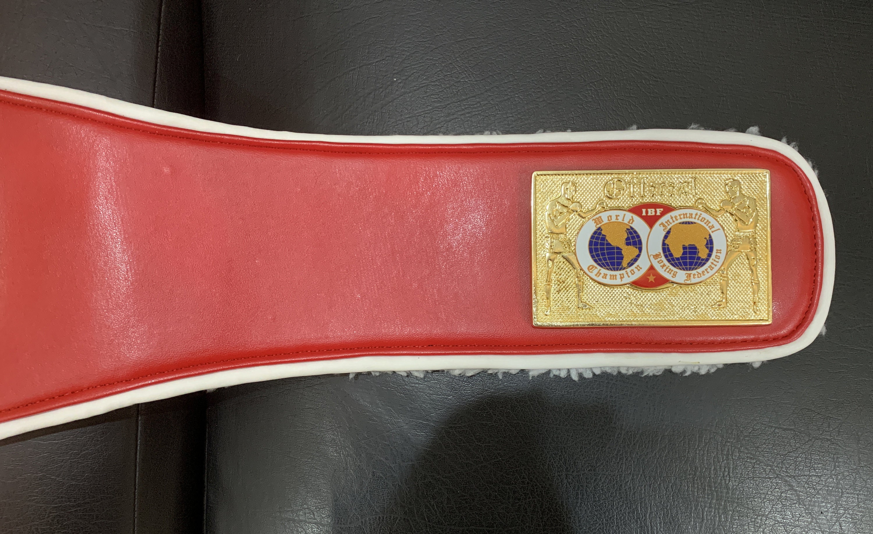 IBF International Boxing Wrestling Championship Belt Adult Size Gold ...