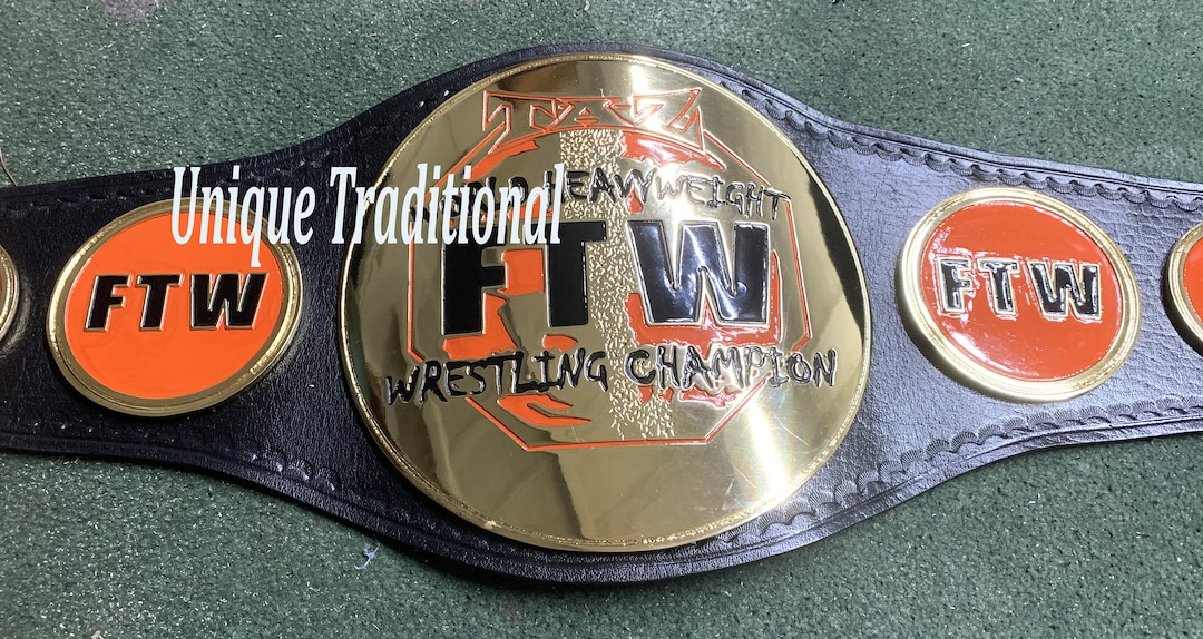 Taz Heavyweight FTW Wrestling Championship Belt Adult Size - Etsy
