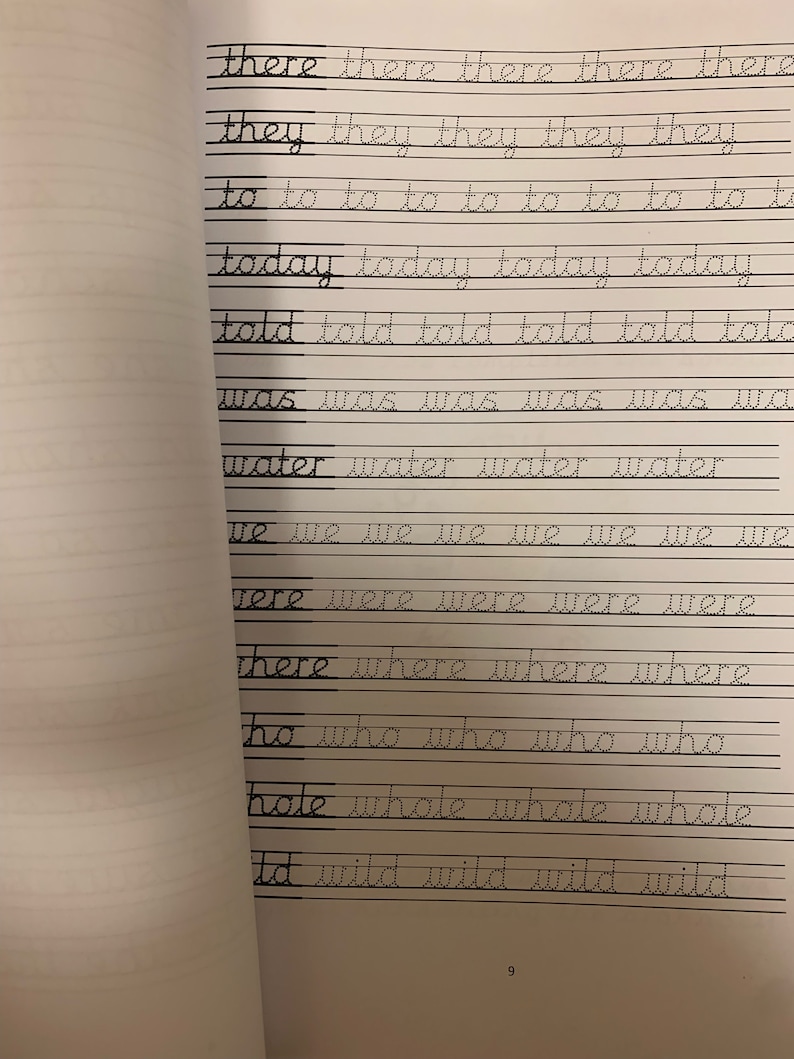 Year 1 and Year 2 Spelling and Pre-cursive Handwriting Common Exception ...