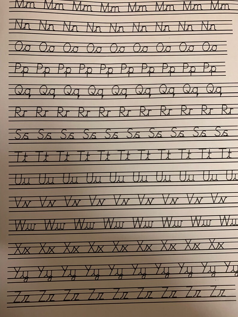 Year 1 and Year 2 Spelling and Pre-cursive Handwriting Common Exception ...